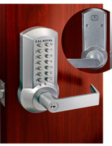 Cal-Royal CRCODE200-Push Button Lock - Commercial Door Hardware Supply